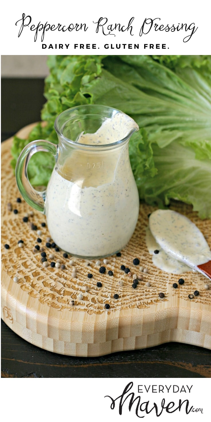 Dairy Free Peppercorn Ranch Dressing