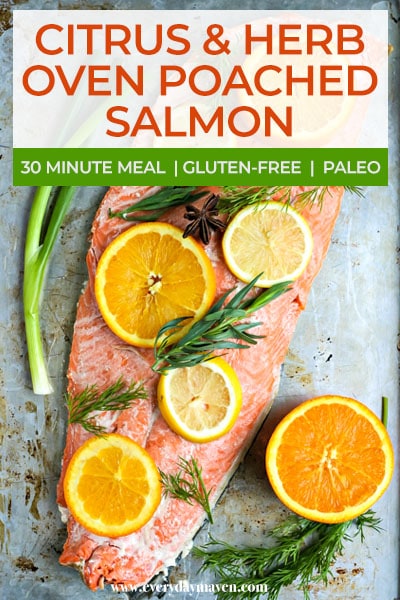 Citrus and Herb Oven Poached Salmon - EverydayMaven™