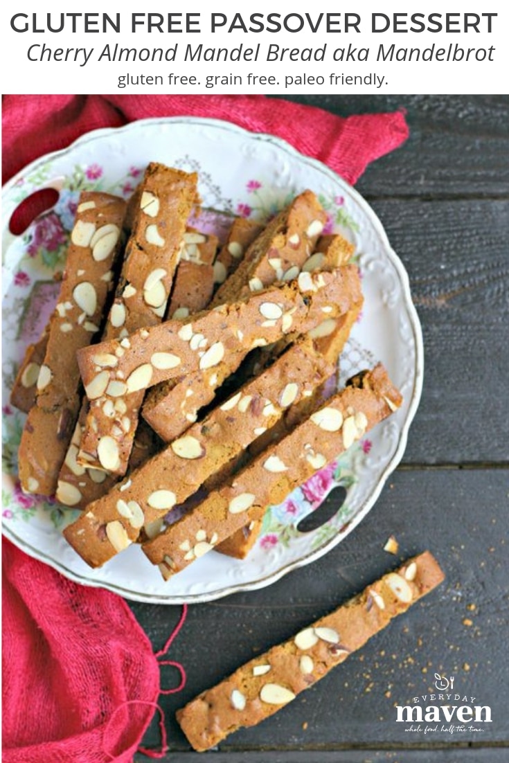 Cherry Almond Mandel Bread (Mandelbrot Recipe) - EverydayMaven™